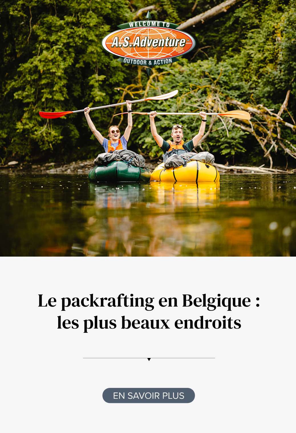 Le packrafting en Belgique : les plus beaux endroits | A.S.Adventure